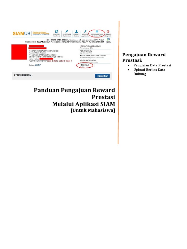 Panduan SIPMA Mahasiswa PDF | PDF
