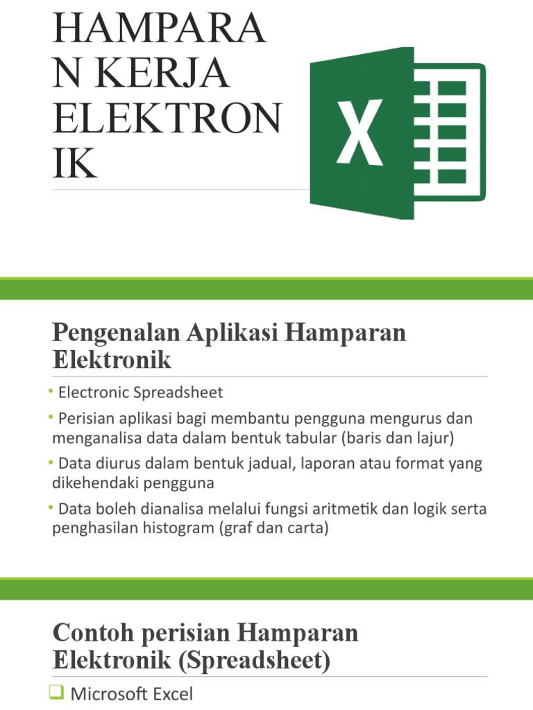Pengenalan Asas Microsoft Excel | PDF | Metode & Bahan Ajar
