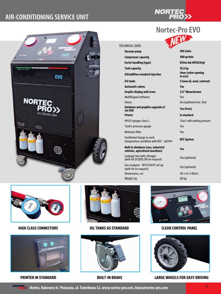 Catalogue Sheet Nortec - EVO - ENG - 1.1 PDF | PDF | Air Conditioning ...