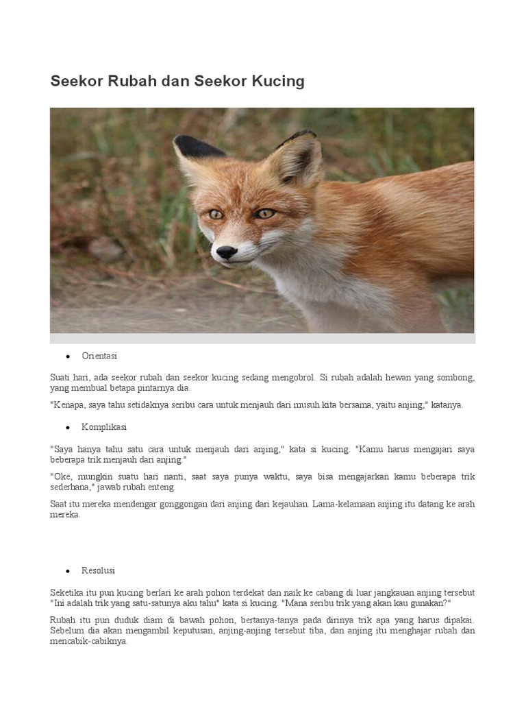 teks fabel.docx | PDF