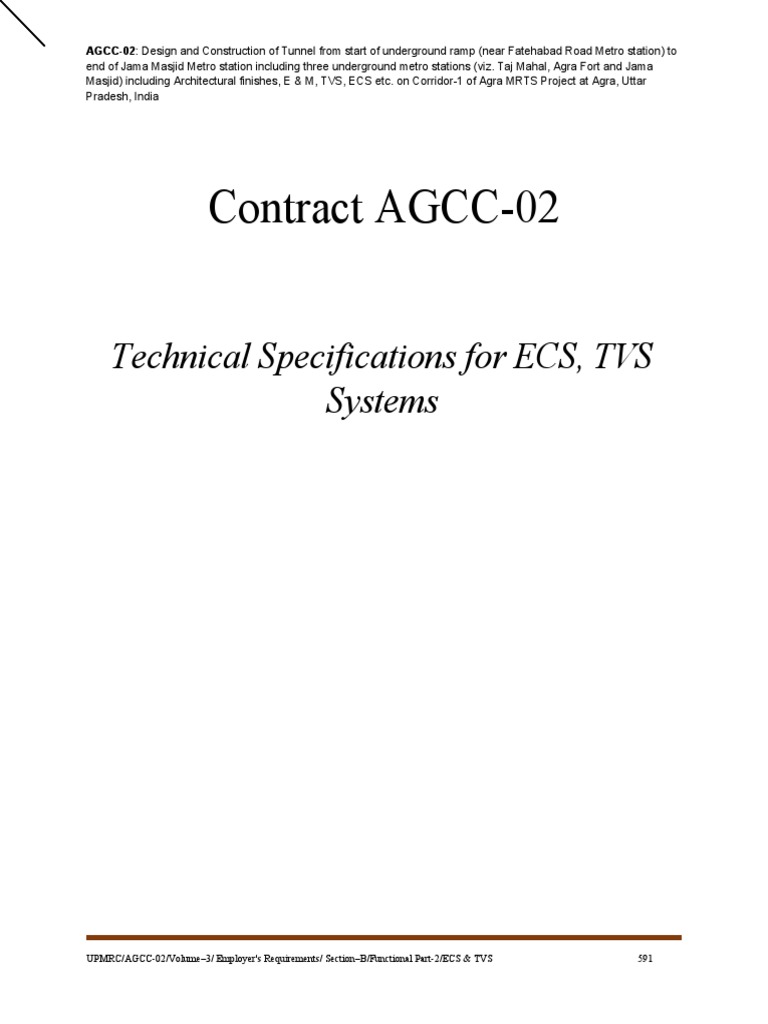 AGCC-02 Vol-3 Functional ECS & TVS Specifications | Download Free PDF ...