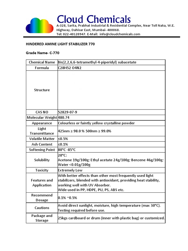 Hals C-770 PDF | PDF