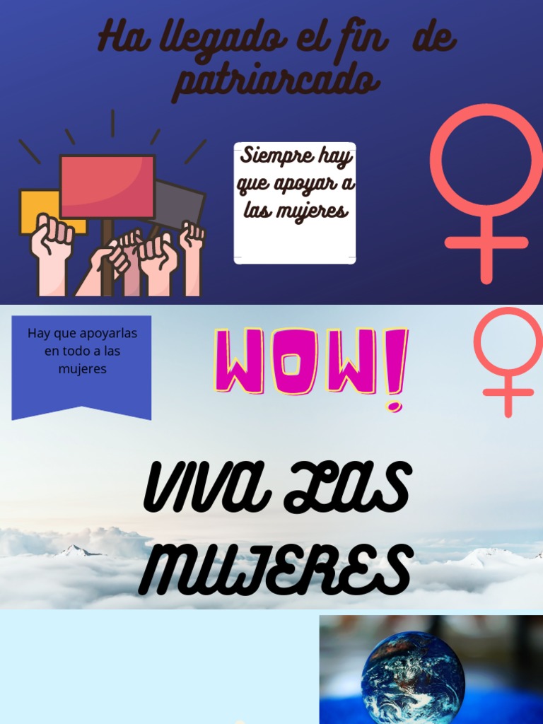 Orange Colorful Floral Animated International Women's Day Presentation ...