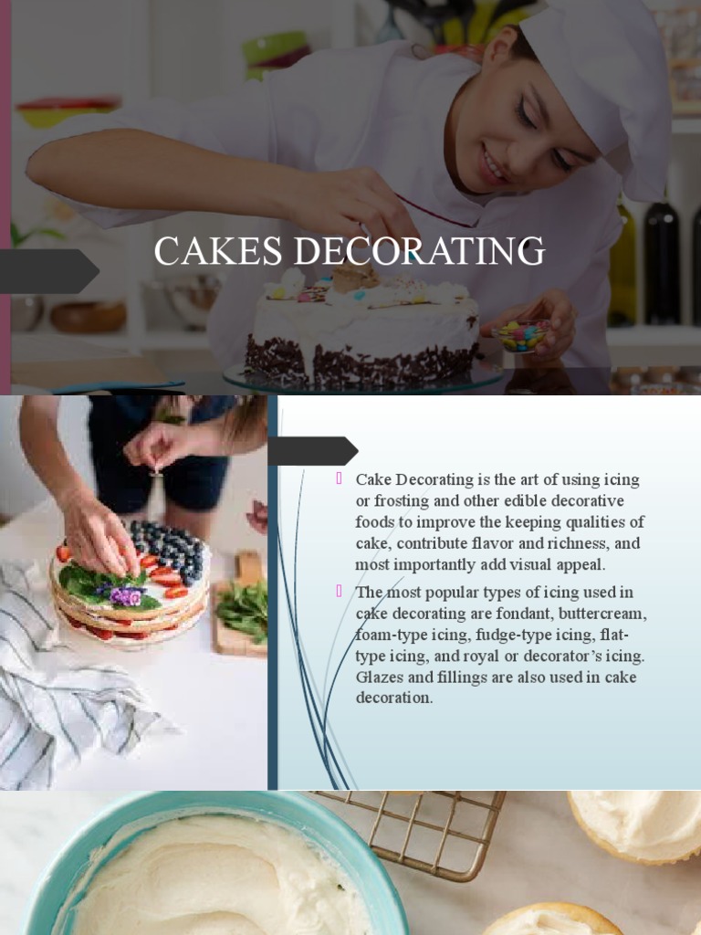Cake Decorating | PDF | Icing (Food) | Cakes