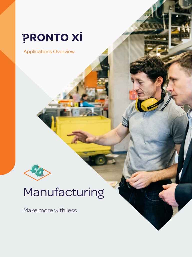 Pronto ERP - Manufacturing | Download Free PDF | Scheduling (Production ...