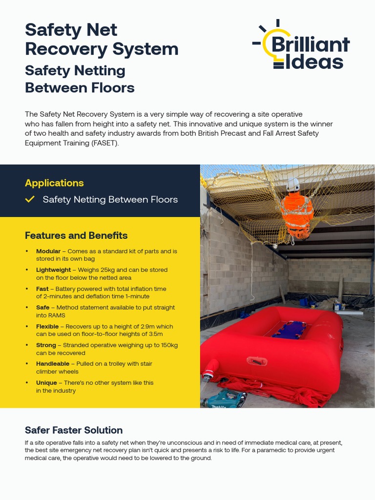 Safety Net Recovery System PDF | PDF