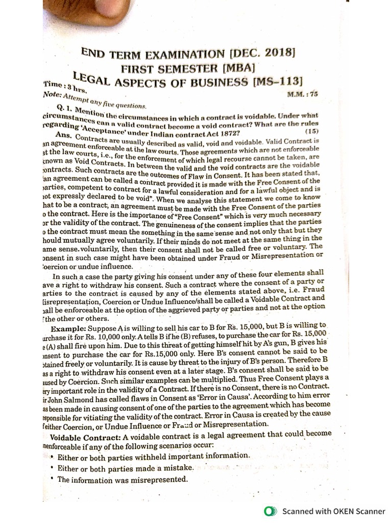 Law Paper | PDF