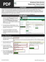 Western Union Money Transfer Form | PDF | Wire Transfer | Western Union