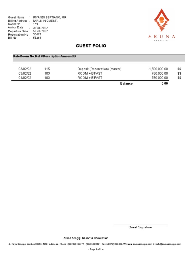 Aruna Lombok | PDF | Service Industries
