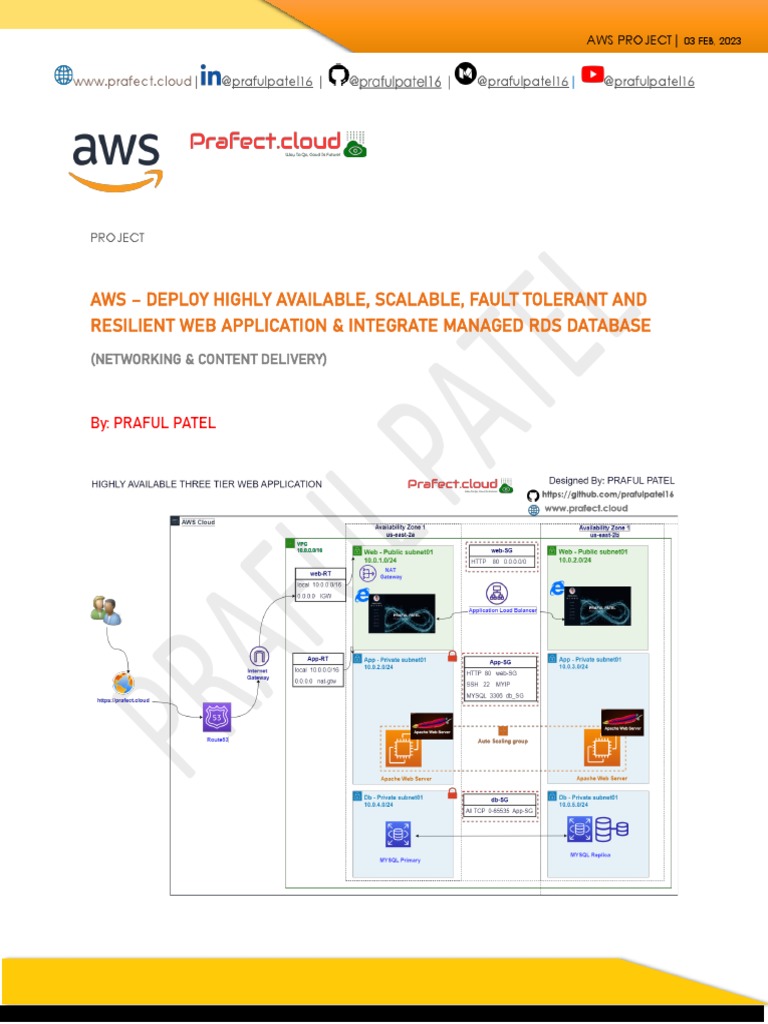 Aws Project | PDF | Cloud Computing | Port (Computer Networking)
