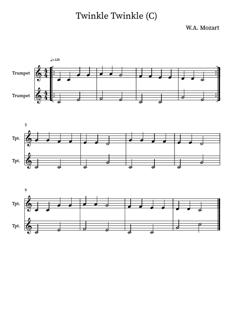 Twinkle Twinkle (C) PDF | PDF