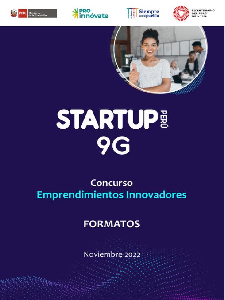 Guía de Postulación para Startups | PDF | Empresa de inicio | Pequeñas ...
