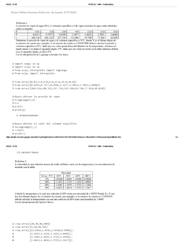 Lagrange Interpolation and 3D Surface Plot | PDF | Mathematics Of Computing | Numerical Analysis