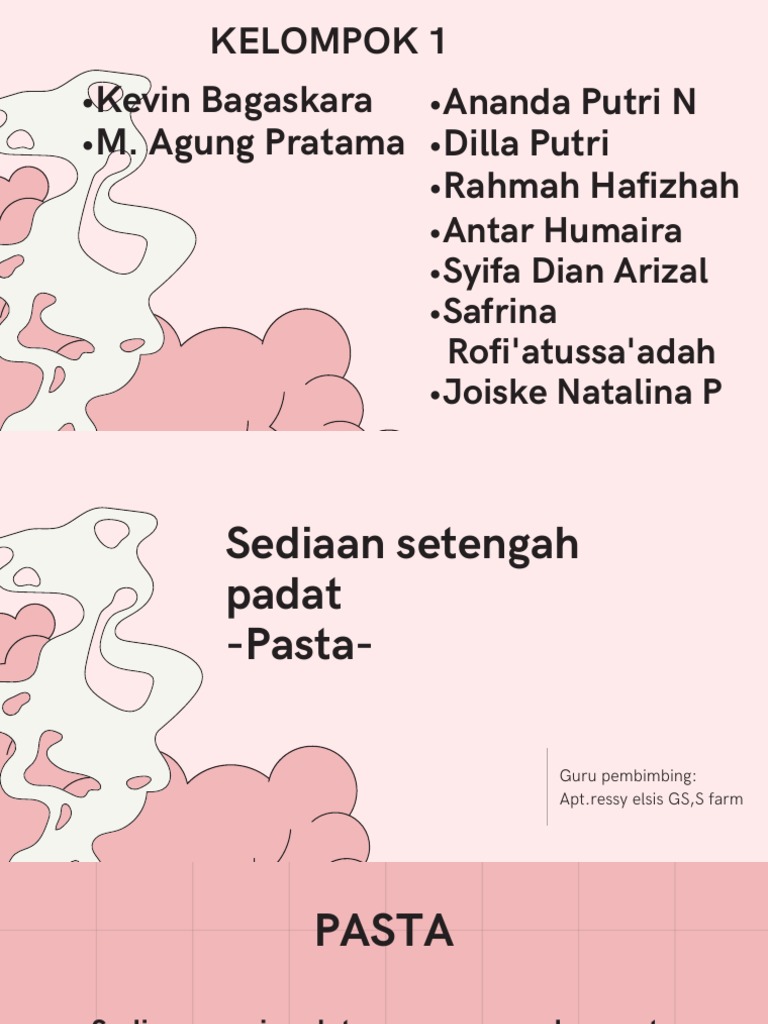 Panduan Lengkap Sediaan Pasta | PDF