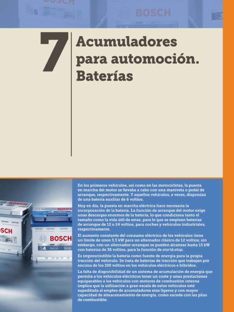 T7 Acumuladores, Baterias PDF | PDF