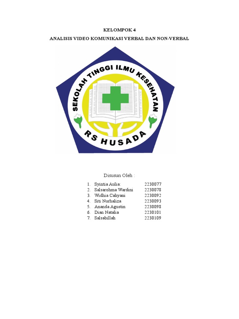 KELOMPOK 4 Kom Verbal-Non Verbal | PDF