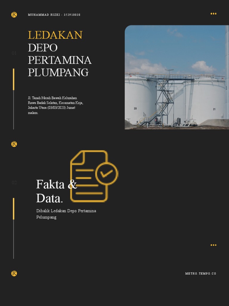 Ledakan Depo Pertamina Pelumpang | PDF