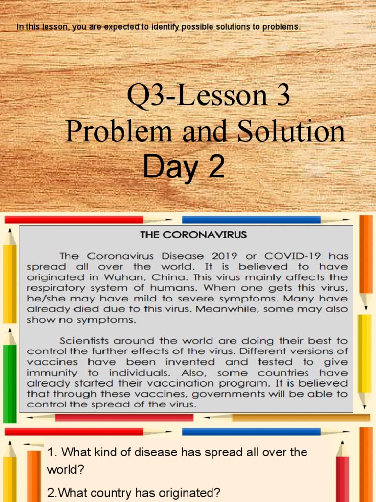 Q3 WEEK 3 Problem and Solution DAY 2 5 | PDF Q3 WEEK 3 Problem and Solution DAY 2 5 | PDF
