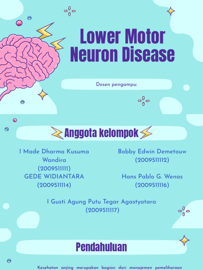 Penyakit Lower Motor Neuron pada Anjing | PDF