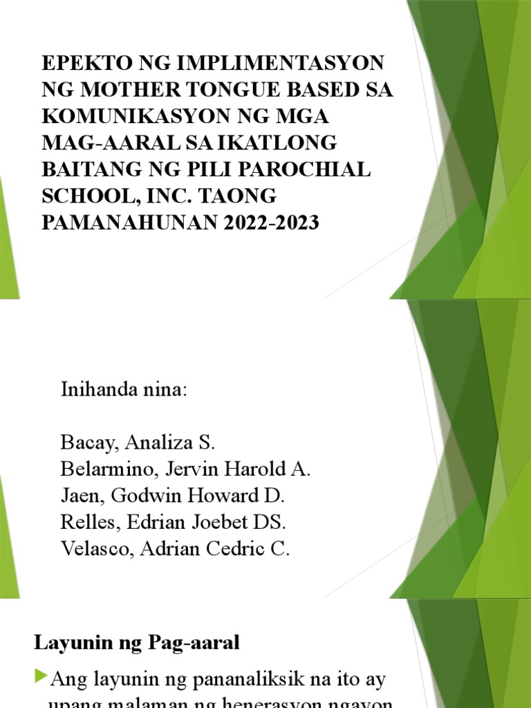 Gr4 Title Defense PPT | PDF