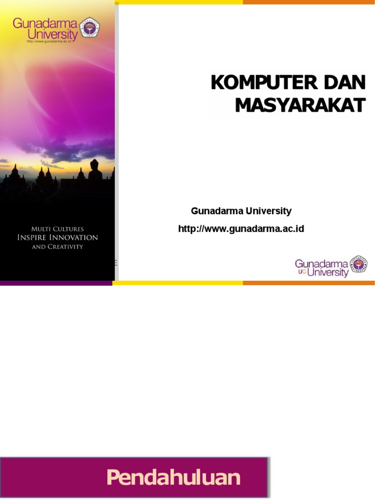 Komputer Dan Masyarakat | PDF