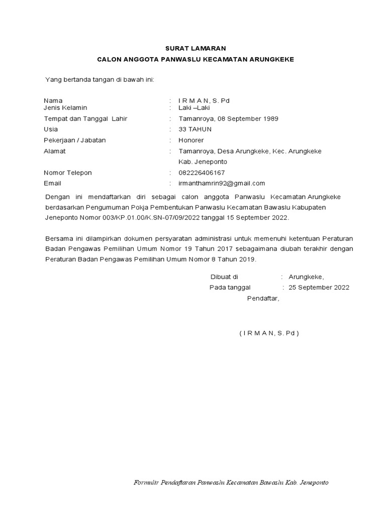 Contoh Surat Yang Ada Lampirannya Contoh Terbaru