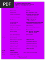 Sample Alumni Homecoming Program | PDF