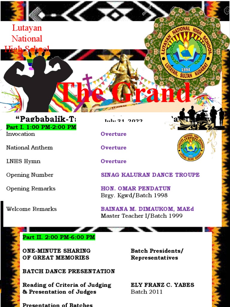 FINAL Macho Gay Program | PDF