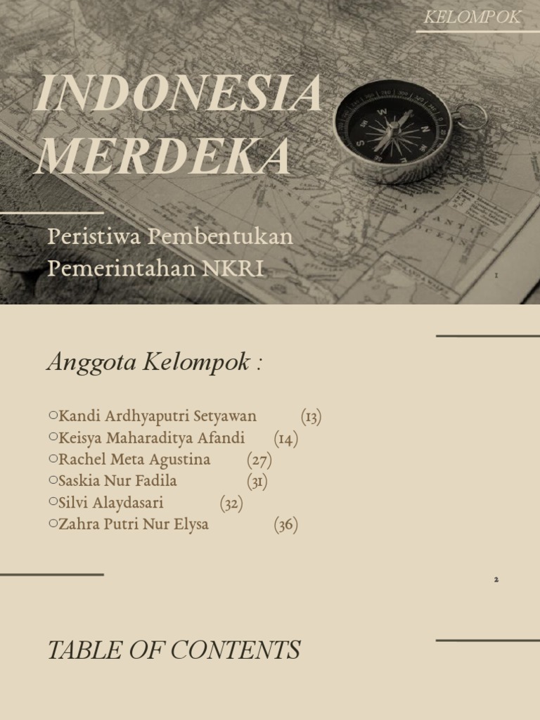 PPT Indonesia Merdeka (Sejarah Indonesia).pptx | PDF