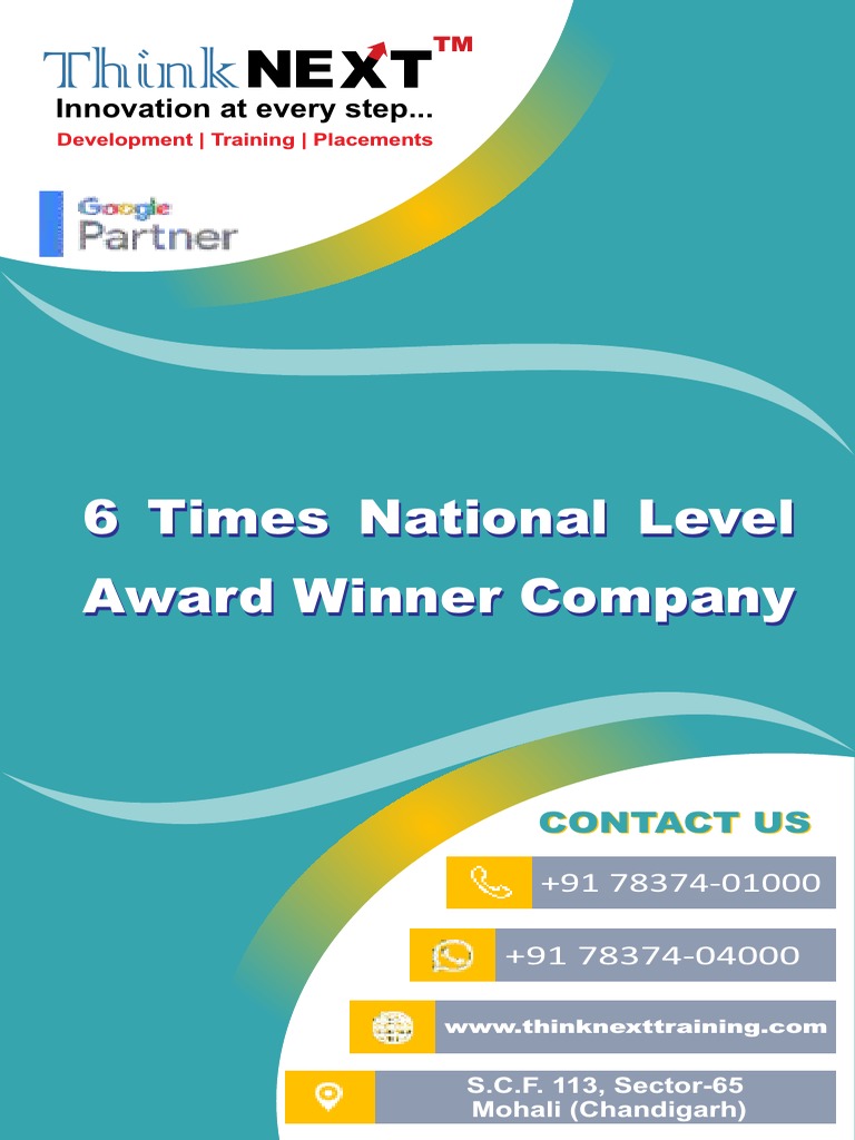 ThinkNEXT-WhatApp Brochure Compressed | PDF | Educational Technology | Computing