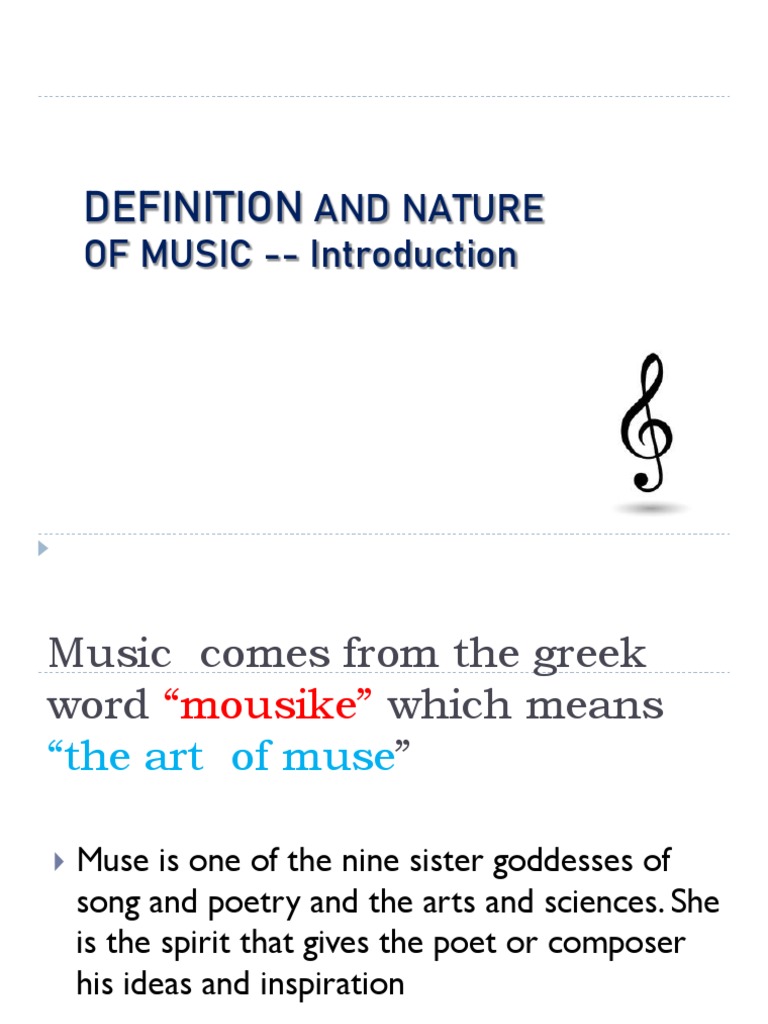 Definition and Nature of Music | PDF | Idea | Emotions