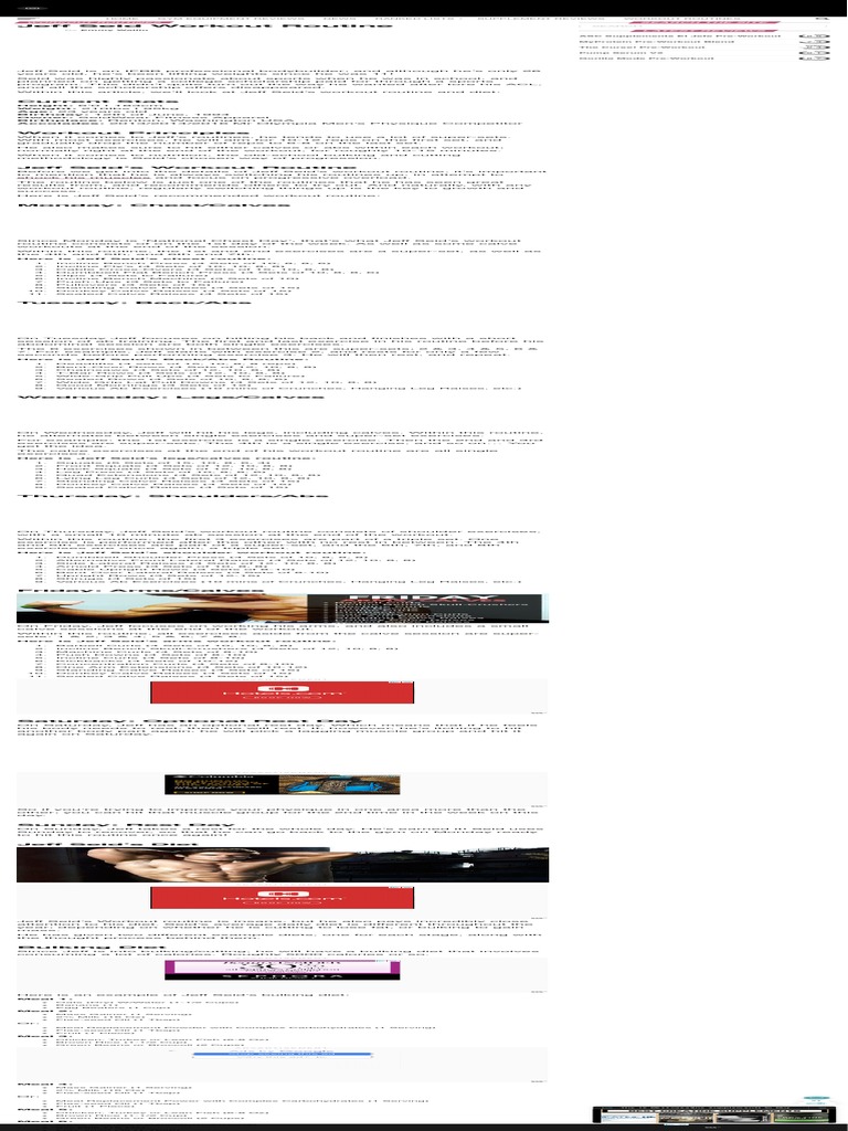 Jeff Seid's Workout Routine & Diet (Updated 2022) - Jacked Gorilla 2 ...