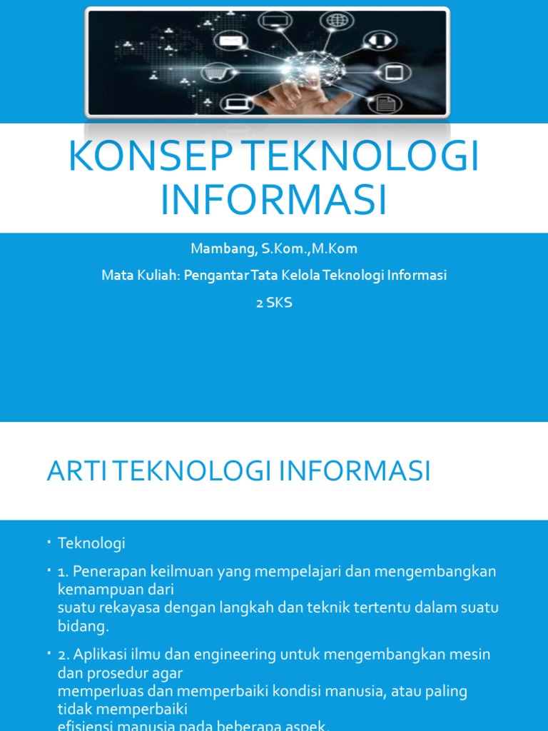Tugas Rangkuman Konsep Teknologi Informasi | PDF