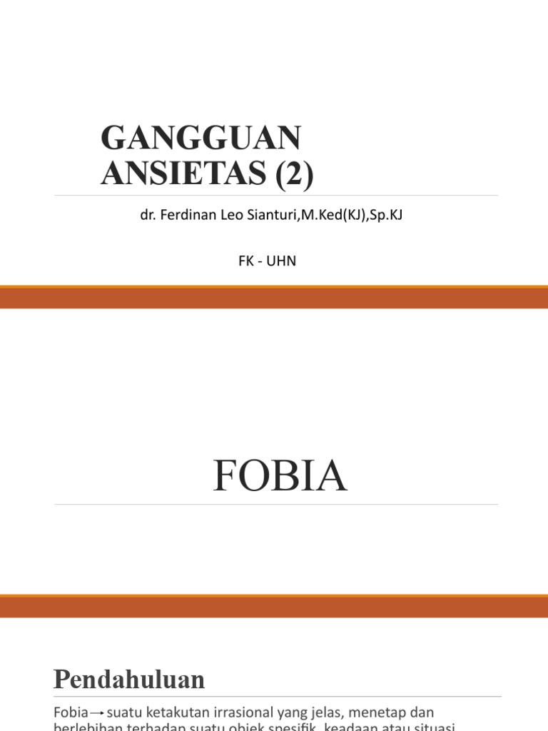 Gangguan Anxietas | PDF