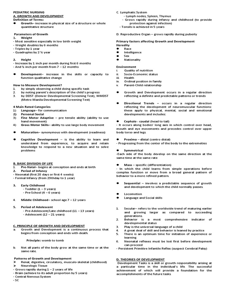 Pediatric Nursing | PDF | Medical Specialties