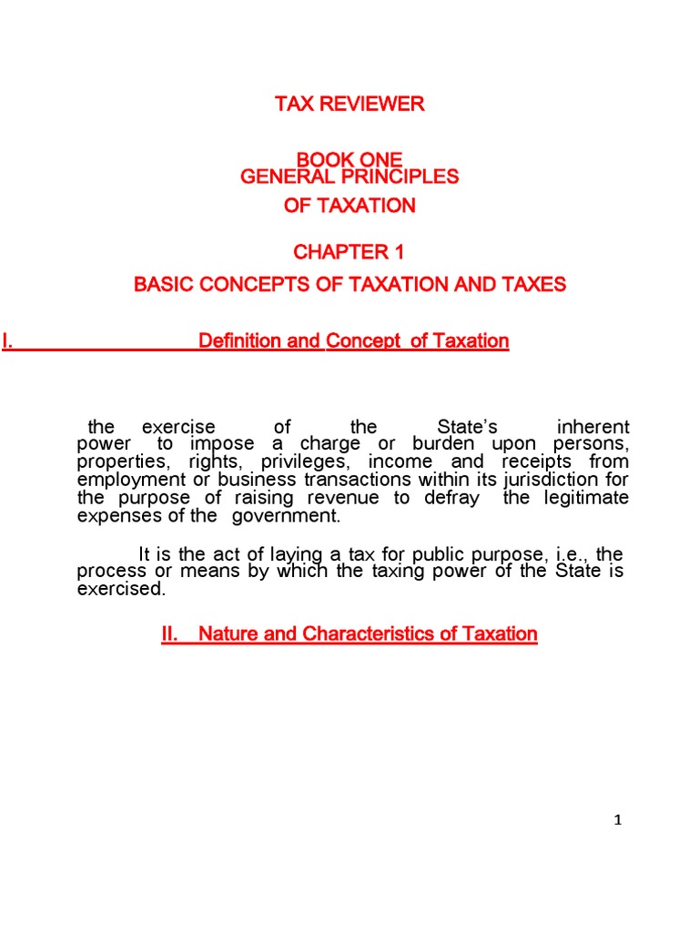 Taxation Basics for Law Students | PDF | Taxes | Taxpayer