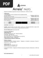 Bula do Herbicida Araddo | PDF | Agricultura | Pneumonia