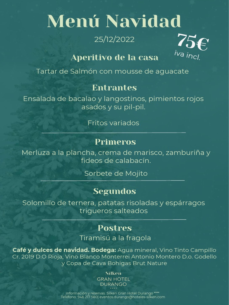 Menus para Navidad | PDF | Cocinando | Comida y bebida