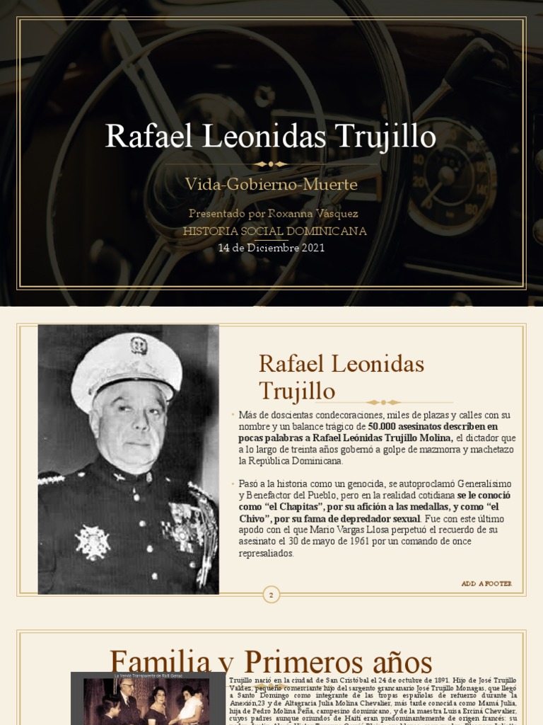 Rafael Leonidas Trujillo Vida y Muerte | PDF | República Dominicana