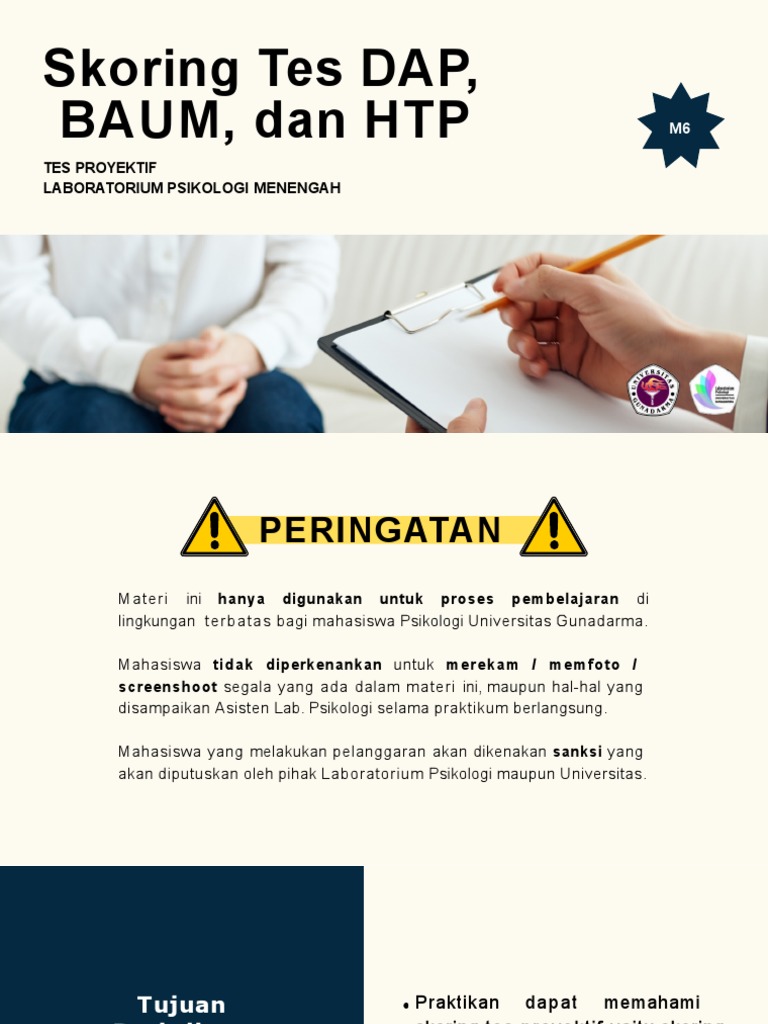 2 - Skoring Tes DAP, HTP, BAUM | PDF