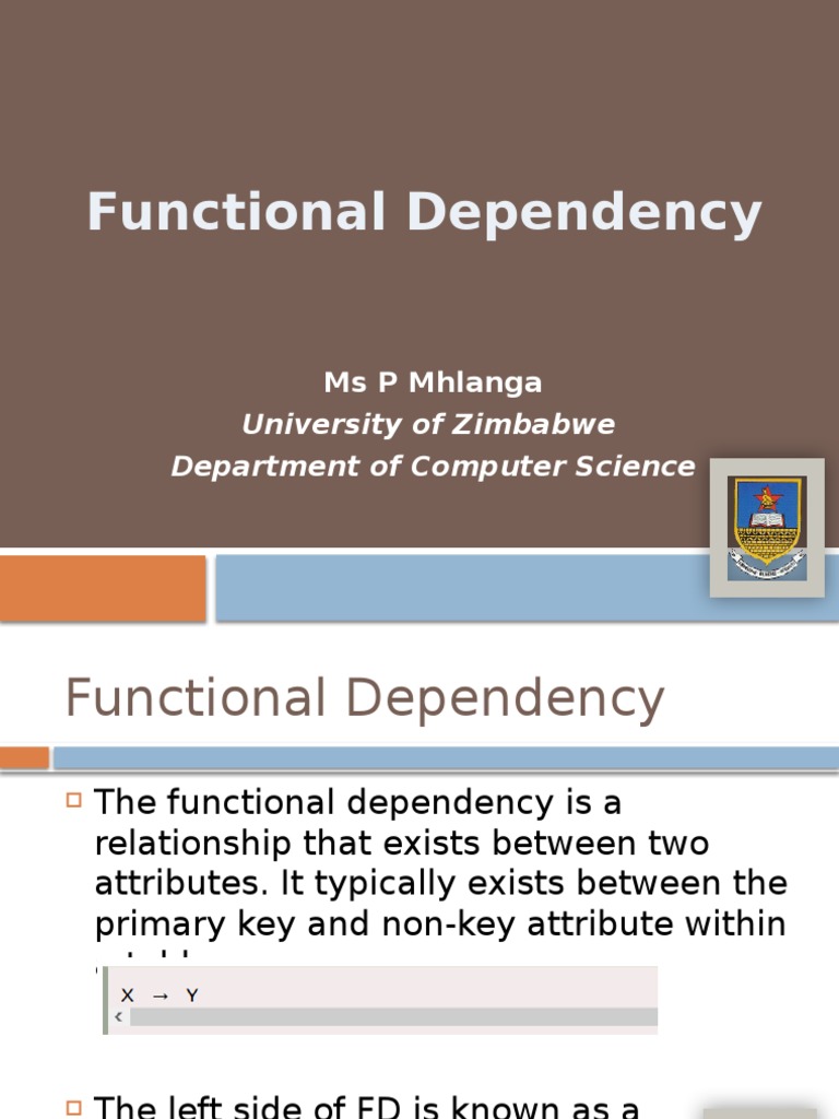 Functional Dependency Notes | PDF | Information Science | Computer Science