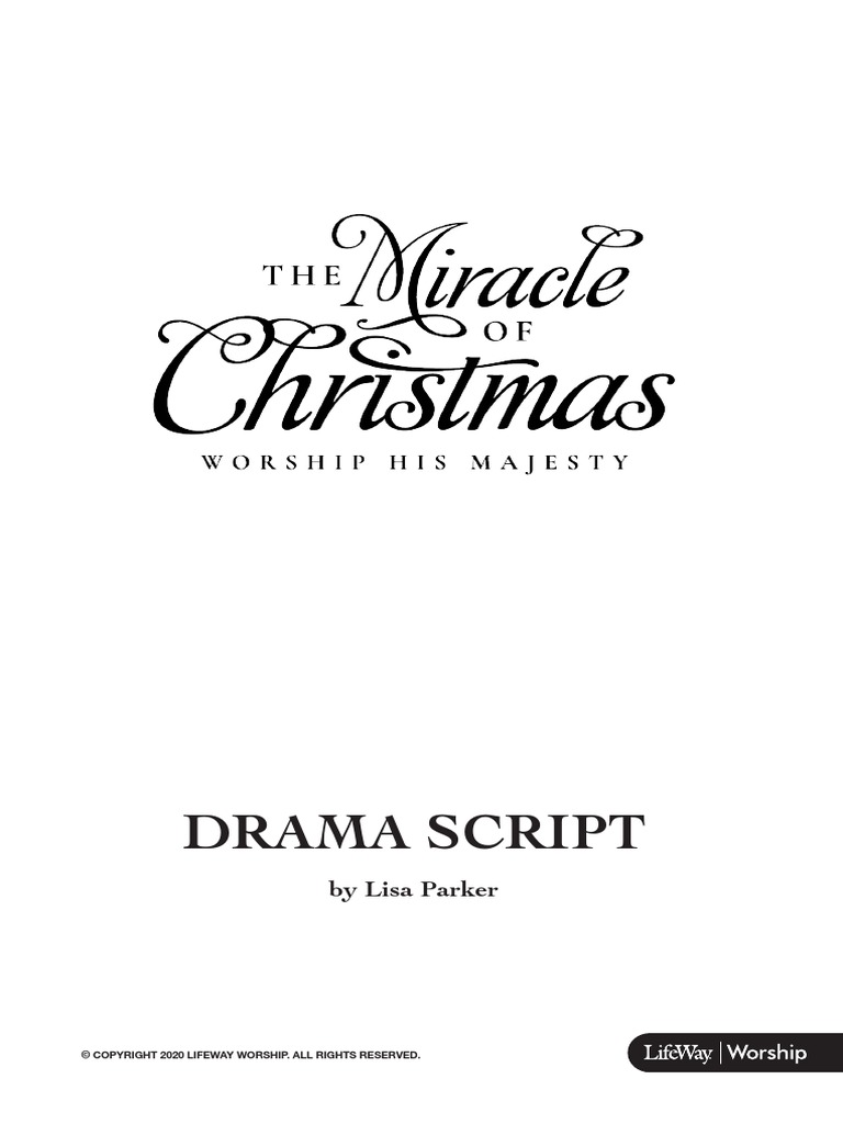 The Miracle of Christmas Drama Scriptpdf | PDF | Jesus | Nativity Of Jesus