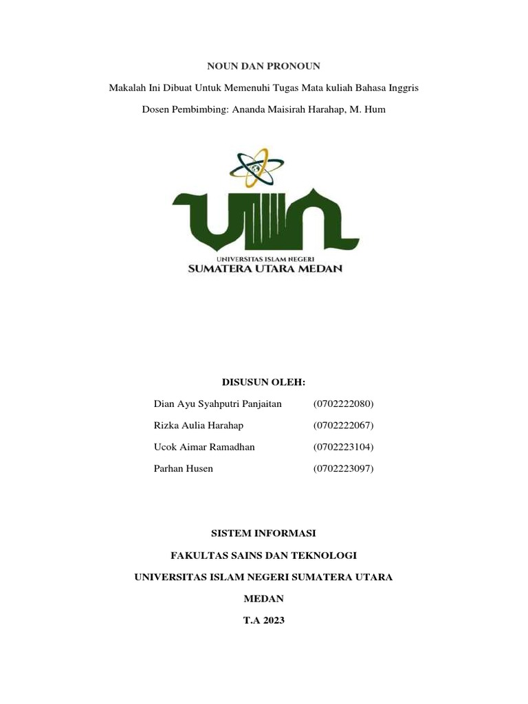 Noun Dan Pronoun | PDF