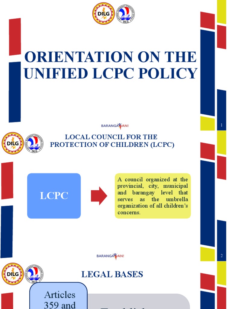 BCPC PPT - Orientation | PDF | Child Protection | Welfare