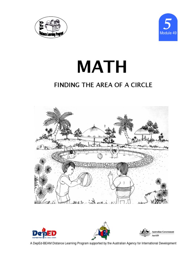 Math 5 DLP 49 - Finding The Area of A Circle | PDF | Area | Circle