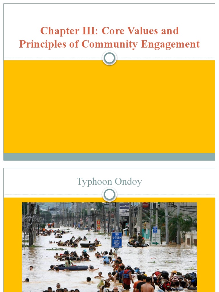 3 - Core Values & Principles of Community Engagement | PDF | Justice ...