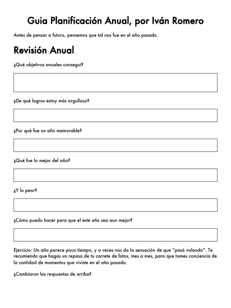 Planificación Anual: Estrategias y Metas | PDF