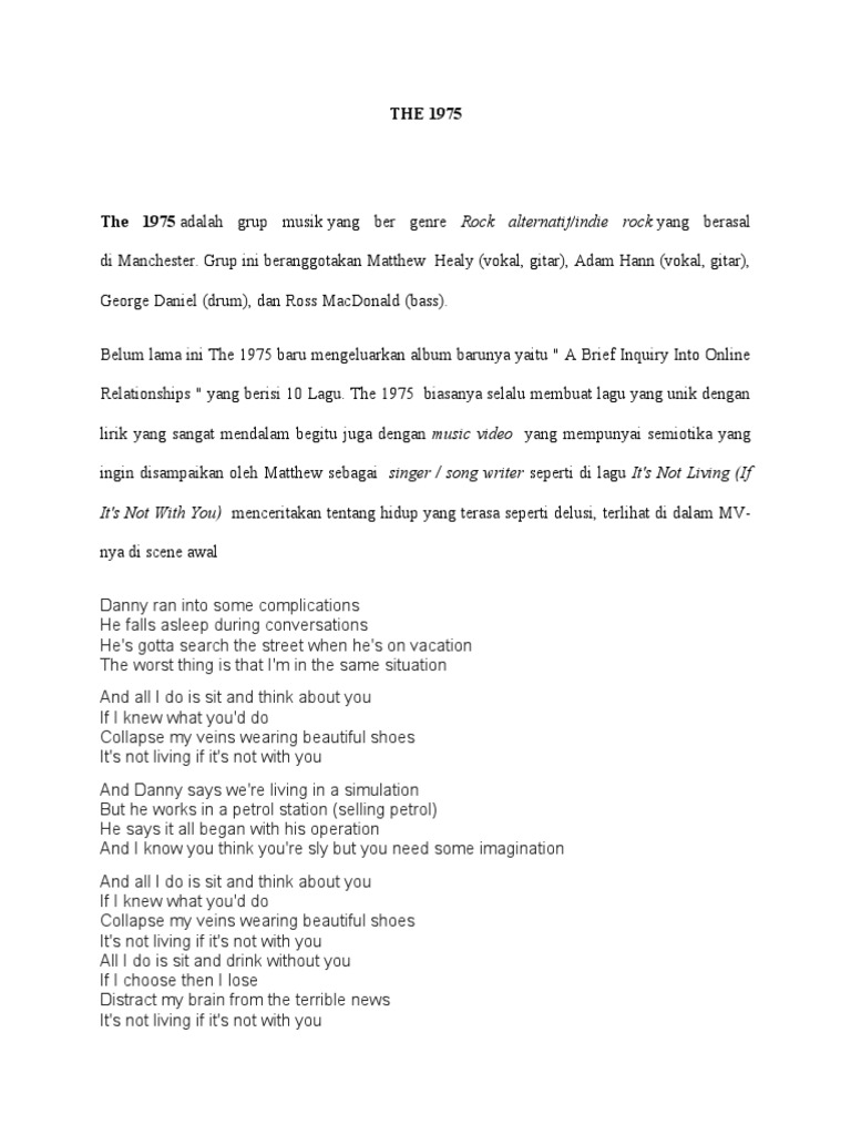 Exploring Relationships and Identity Through Music: An Analysis of The ...