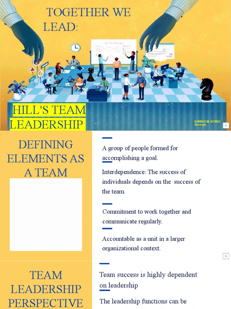 Together We Lead Hill's Team Leadership Finalized | PDF | Leadership | Social Psychology