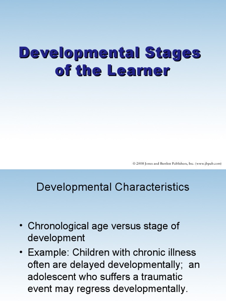 Developmental Stages of The Learner | PDF | Developmental Psychology ...